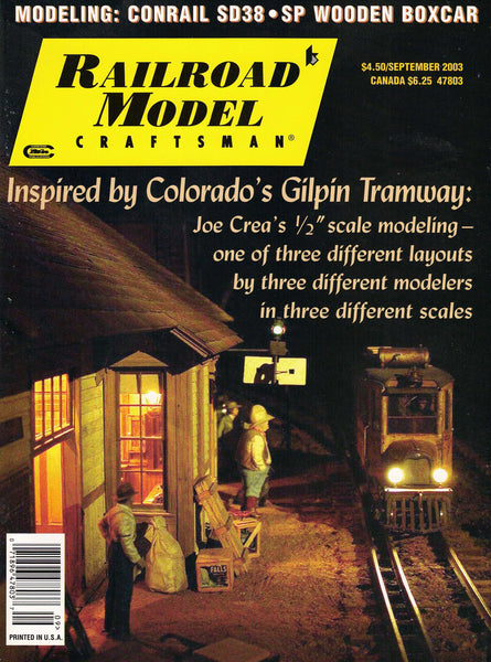 Railroad Model Craftsman September 2003 | White River Productions