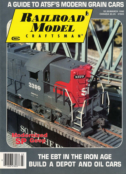 Railroad Model Craftsman March 1990 | White River Productions